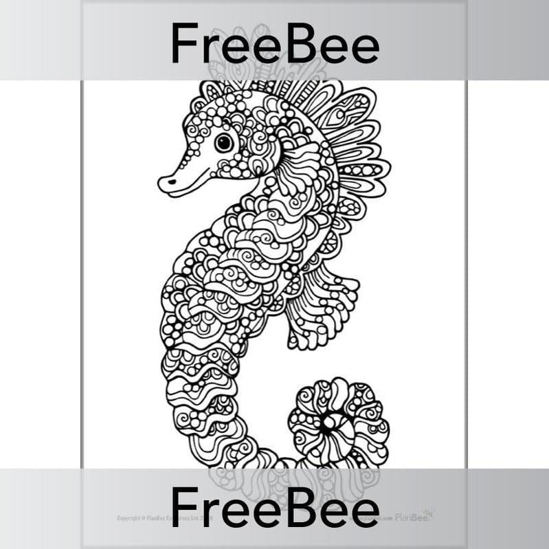 Free Mindfulness Colouring KS2 Sheets by PlanBee