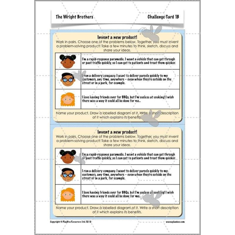 The Wright Brothers Lesson Plans by PlanBee