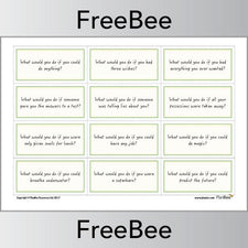 Free What Would You Do Board Game PDF by PlanBee