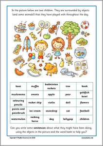 KS1 English Home Learning Activities for Year 1 & Year 2 — PlanBee