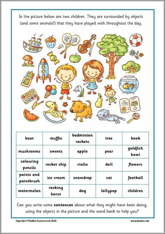 KS1 English Home Learning Activities for Year 1 & Year 2 — PlanBee