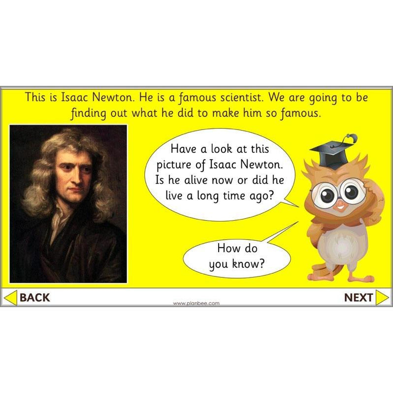 Isaac Newton for children – KS1 History lessons — PlanBee