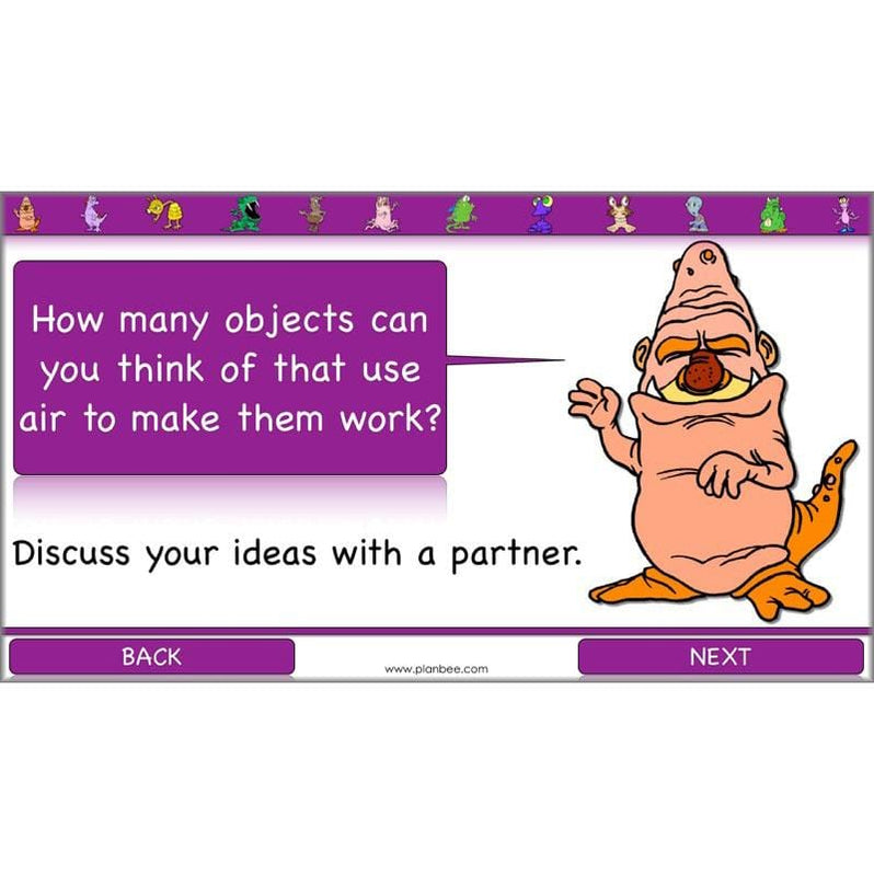 Moving Monsters Year 3 KS2 Pneumatics Lessons by PlanBee