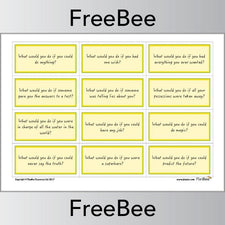 Free What Would You Do Board Game PDF by PlanBee