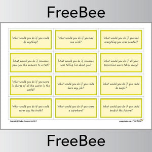 Free What Would You Do Board Game PDF by PlanBee