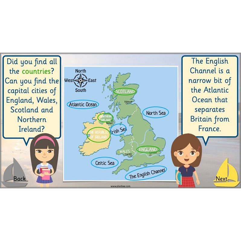 At The Seaside KS1 Geography Lessons by PlanBee
