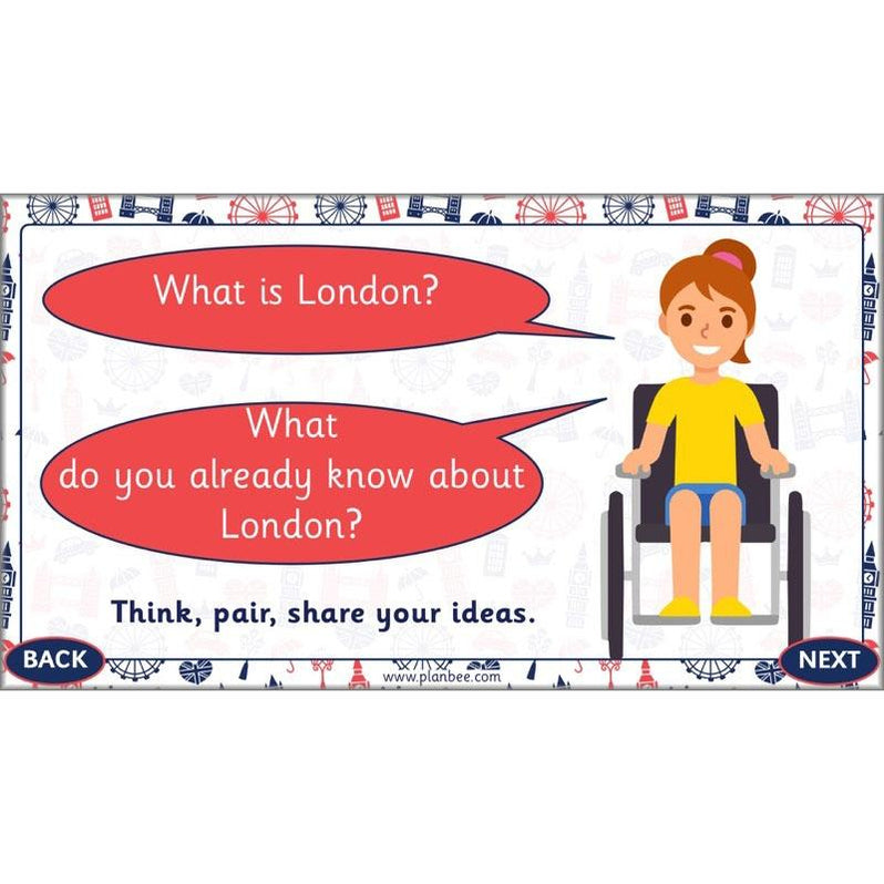 Let's Explore London Topic KS1 Geography Lessons by PlanBee