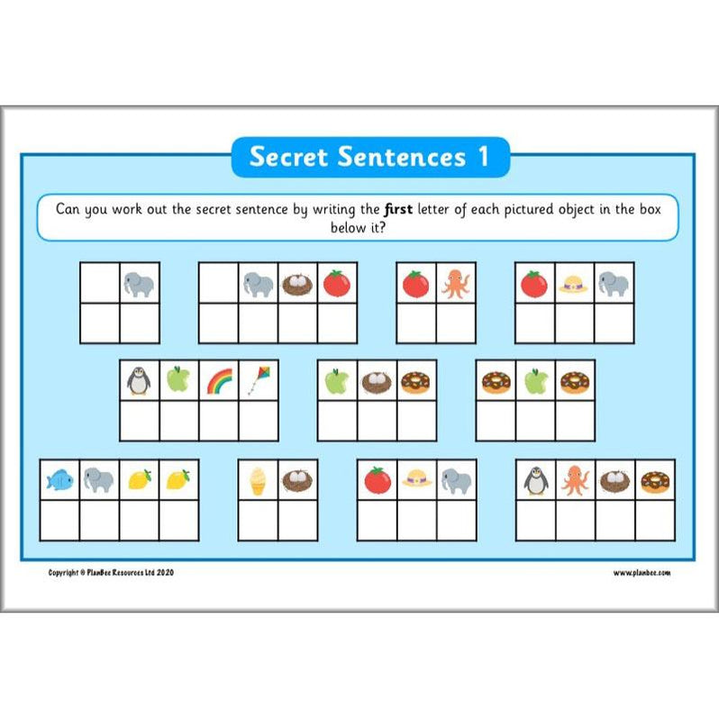 KS1 English Home Learning Activities for Year 1 & Year 2 — PlanBee