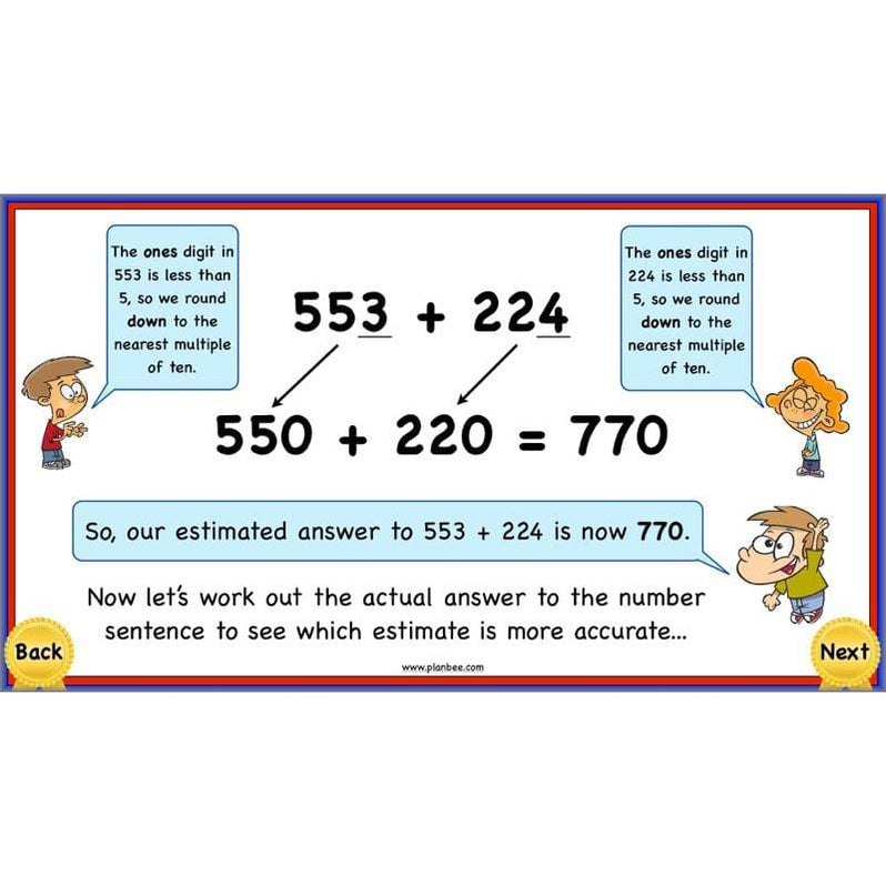 Using Addition and Subtraction Year 4 Maths by PlanBee