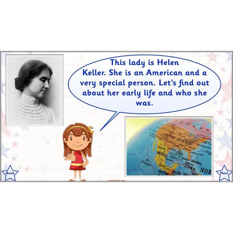 Helen Keller for kids - KS1 Lessons and resources by PlanBee