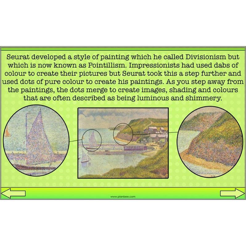 Seurat and Pointillism KS2 Lesson Plans and Art Projects — PlanBee