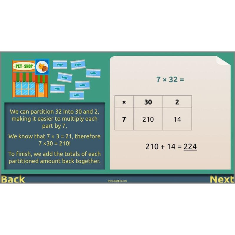 Multiplying Doubles & Digits Year 4 Maths Plans by PlanBee