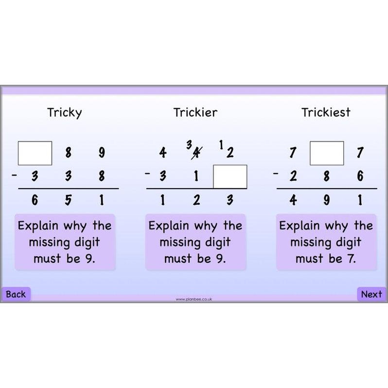 Subtraction Methods Year 5 Maths Lessons by PlanBee