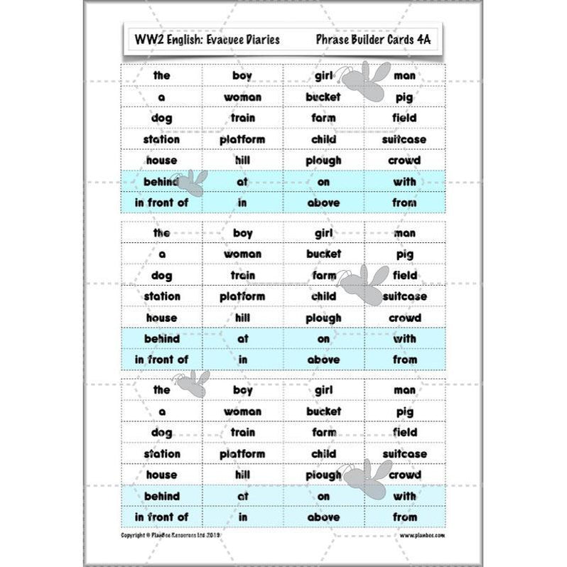 World War 2 Evacuee Diary Entries Lesson Plans by PlanBee