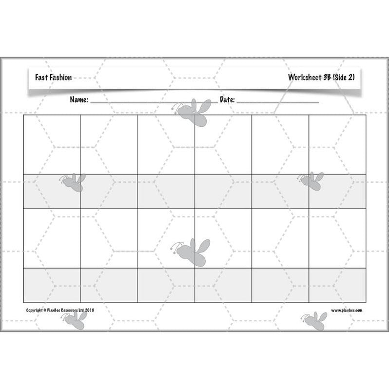 Fast Fashion Fairtrade KS2 ESR Lessons by PlanBee