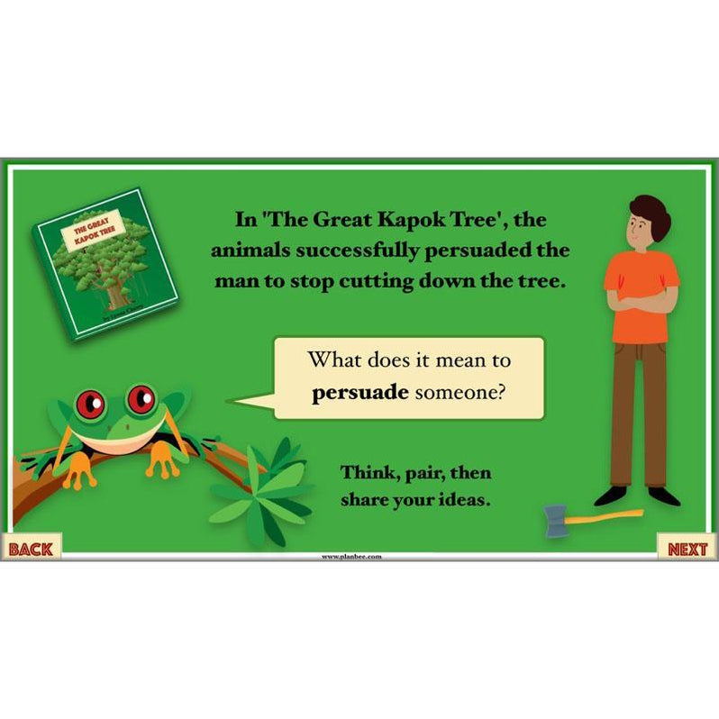 The Great Kapok Tree Planning Persuasive Writing by PlanBee