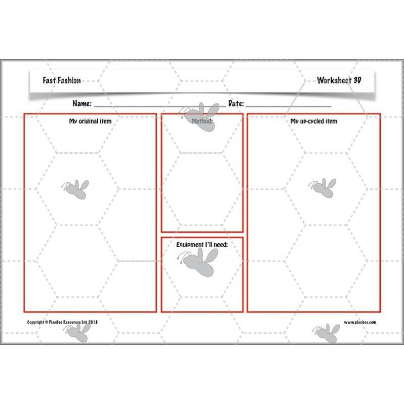 Fast Fashion Fairtrade KS2 ESR Lessons by PlanBee