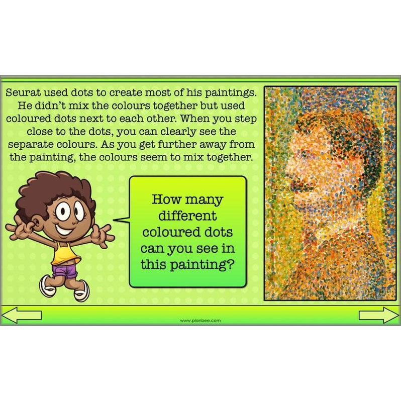 Seurat and Pointillism KS2 Lesson Plans and Art Projects — PlanBee