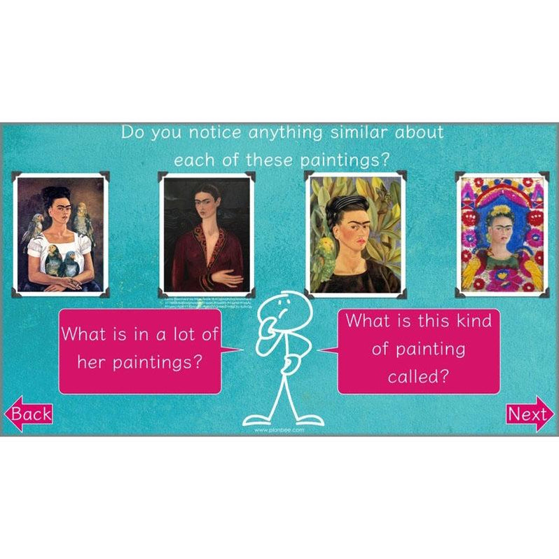 KS2 Frida Kahlo for Kids Art Lesson Pack by PlanBee