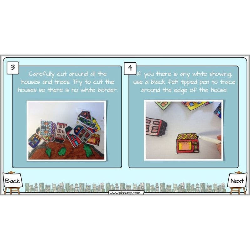 Cityscapes Art Lessons for KS2 created by PlanBee