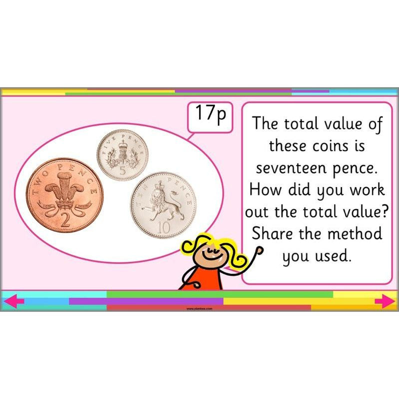 Let’s make totals using coins Year 1 Maths plans by PlanBee