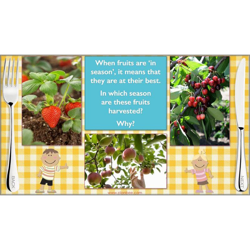 Seasonal Food Seasonality KS2 cooking lessons by PlanBee