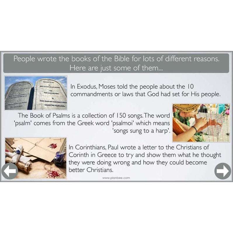 Where did the Christian Bible come from? KS2 RE by PlanBee