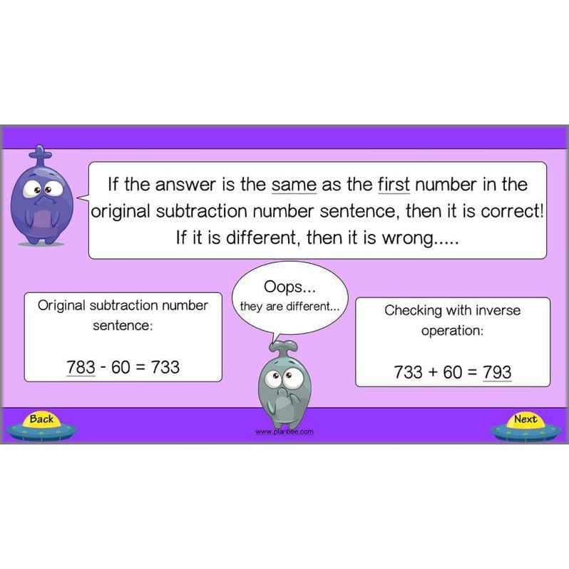 Mental Subtraction Year 3 Maths Lessons by PlanBee