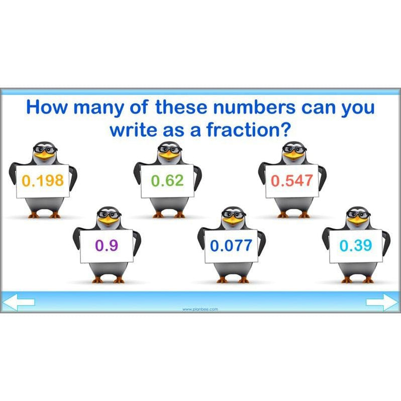 Calculating and ordering decimals Year 5 Maths by PlanBee