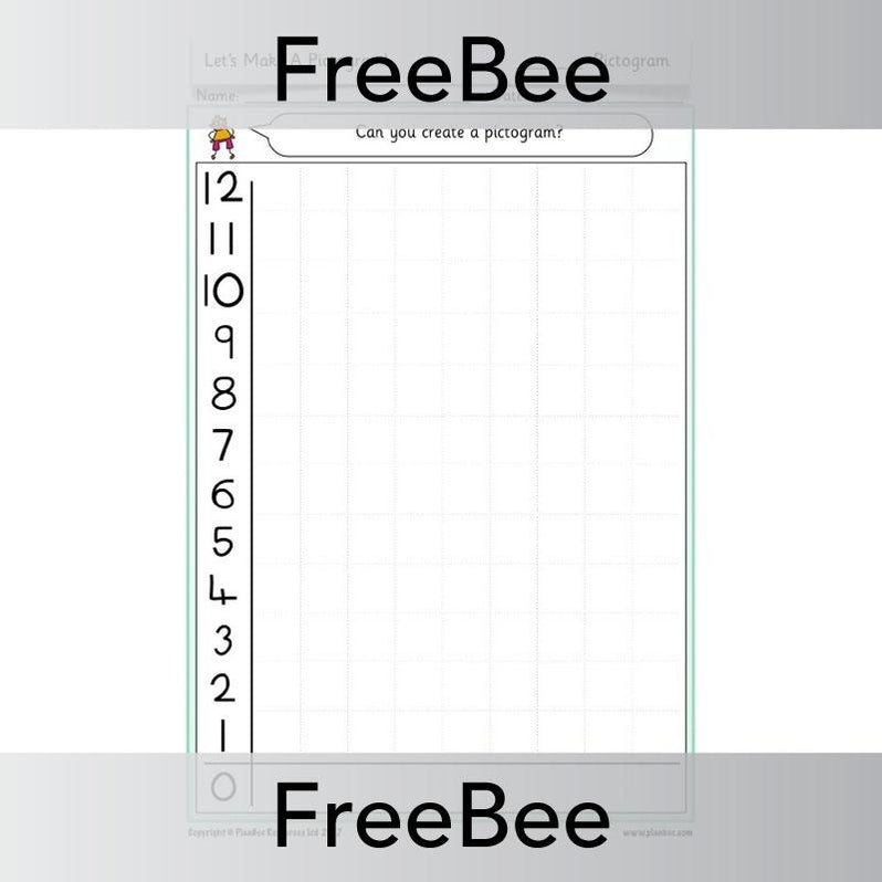 FREE Tally Chart or Pictogram Template by PlanBee