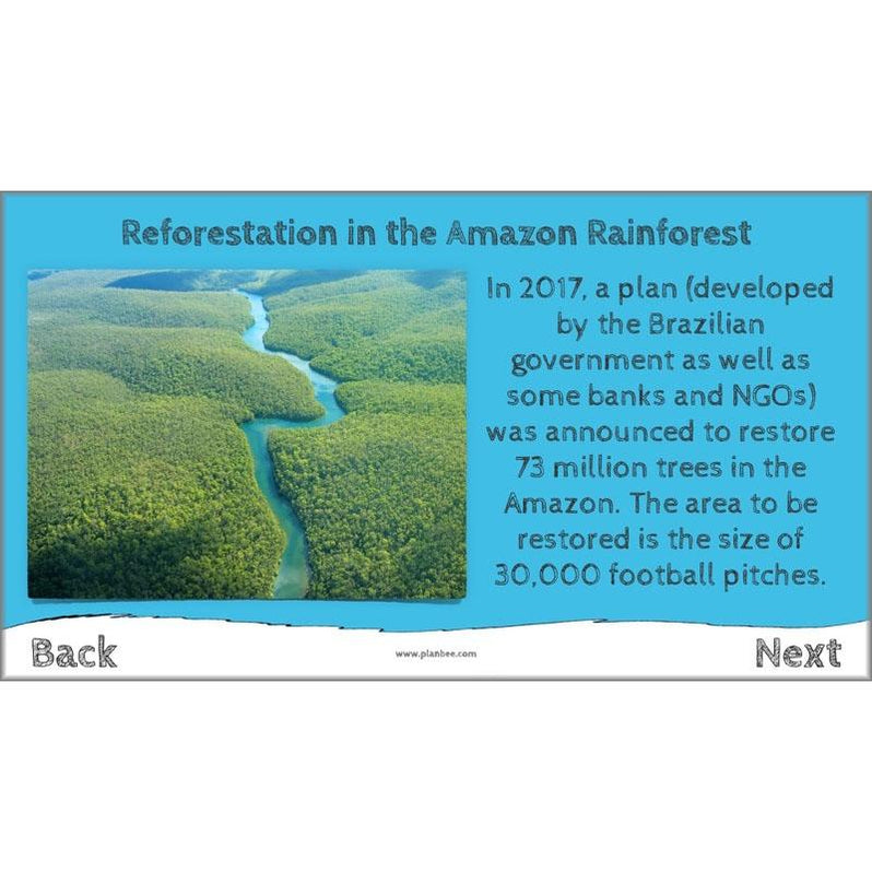 I Speak for the Trees KS2 Ecosystems ESR Lessons — PlanBee