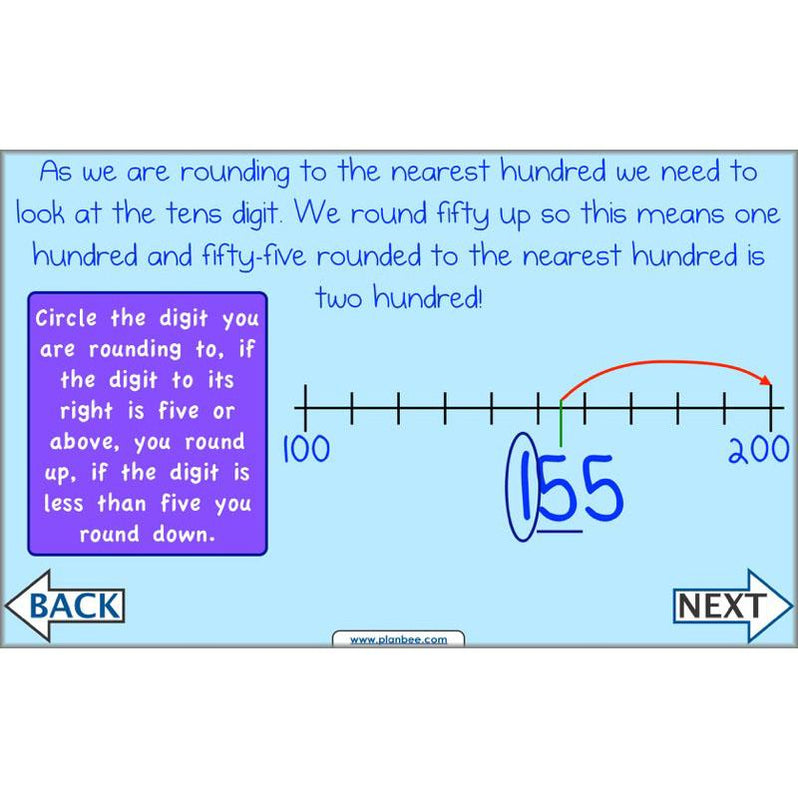 Rounding and Ordering Numbers Year 4 Place Value by PlanBee