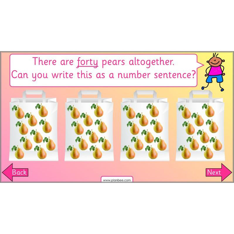 Let's use number patterns: Year 2 number sequences — PlanBee