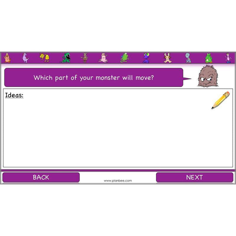 Moving Monsters Year 3 KS2 Pneumatics Lessons by PlanBee
