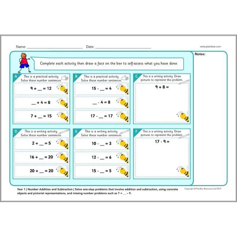 KS1 Maths Assessment Sheets | Maths Resources from PlanBee
