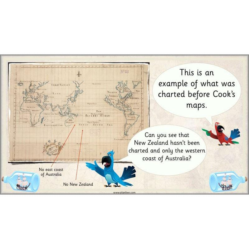 Captain Cook KS1 lesson pack for kids by PlanBee