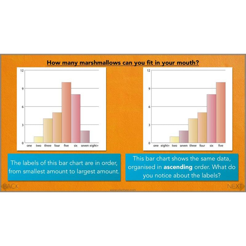 Collecting and Sorting Data Year 3 Statistics by PlanBee