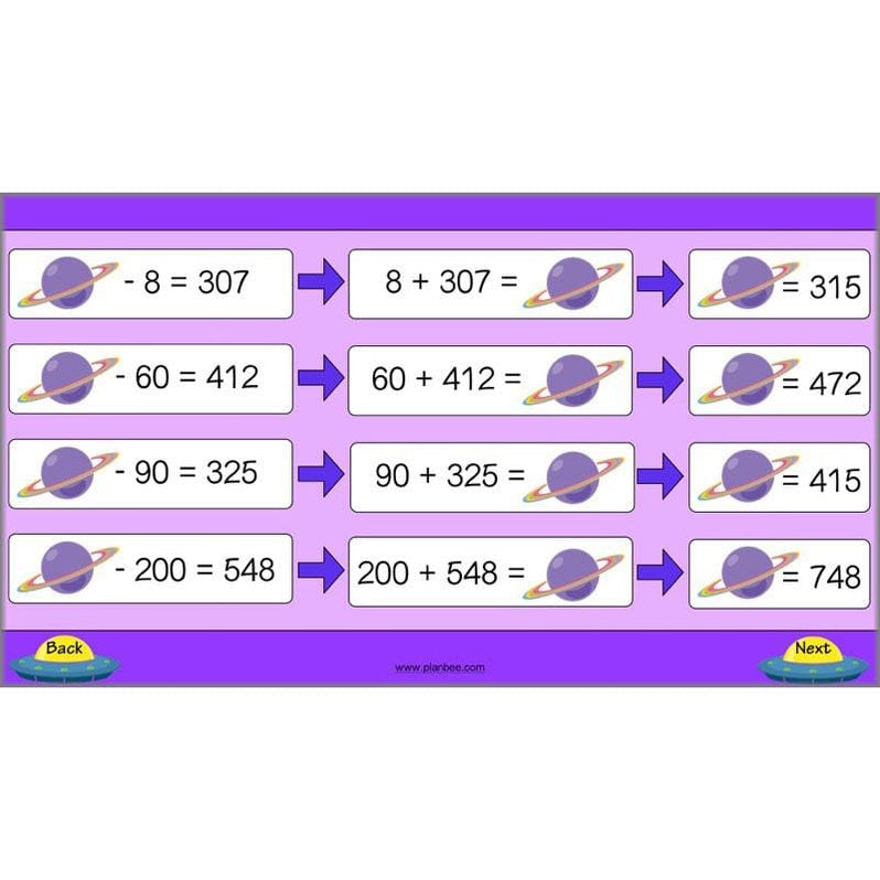 Mental Subtraction Year 3 Maths Lessons by PlanBee
