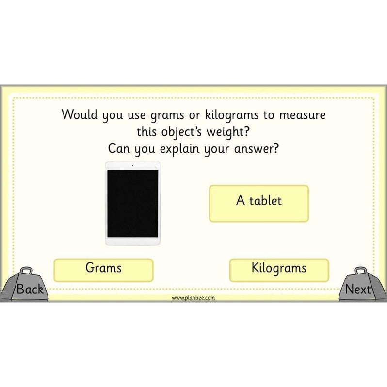 Let's Measure Weight - KS1 - Year 2 Maths - Measurement — PlanBee