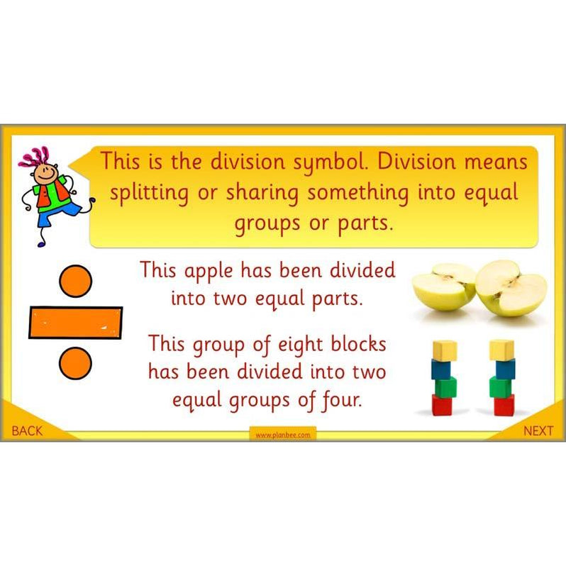 Sharing Objects Equally Year 1 Division Lessons by PlanBee