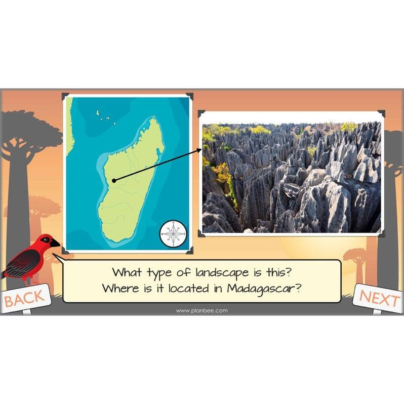 Exploring Madagascar LKS2 Geography lessons by PlanBee