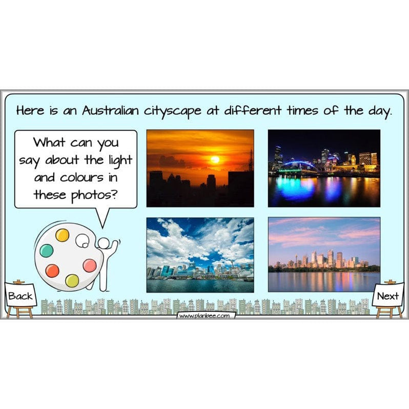 Cityscapes Art Lessons for KS2 created by PlanBee
