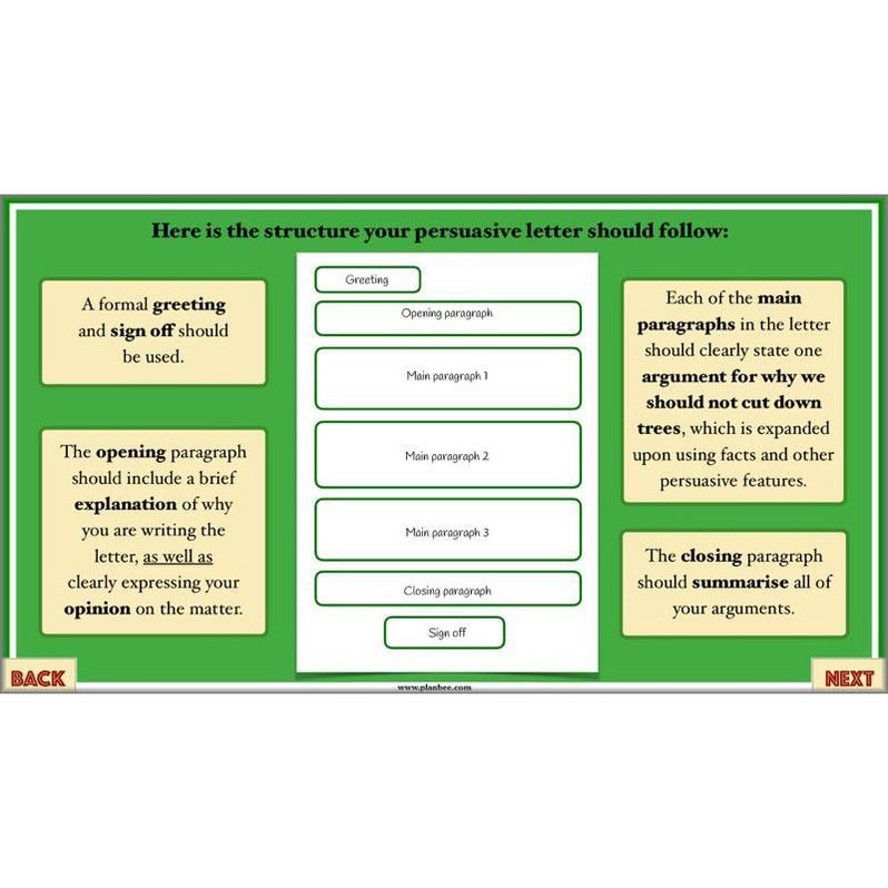 The Great Kapok Tree Planning Persuasive Writing by PlanBee