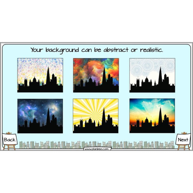 Cityscapes Art Lessons for KS2 created by PlanBee