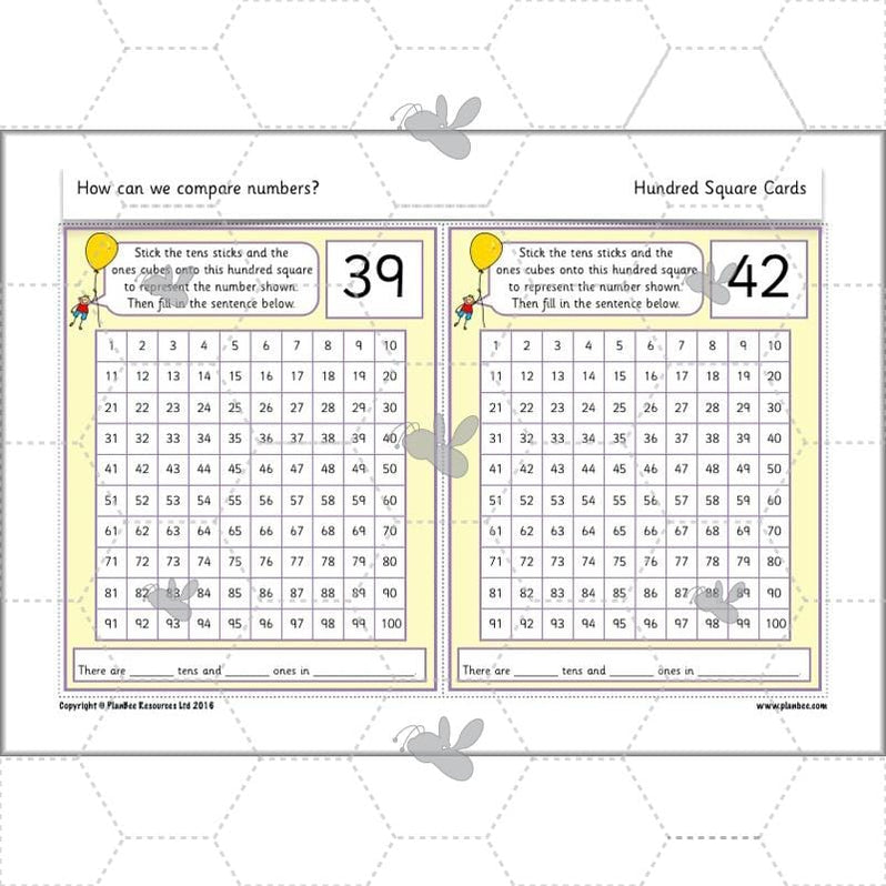 Comparing Numbers Year 2 Place Value Maths by PlanBee