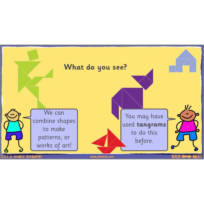 Year 1 Shapes 2D and 3D Maths Lessons by PlanBee