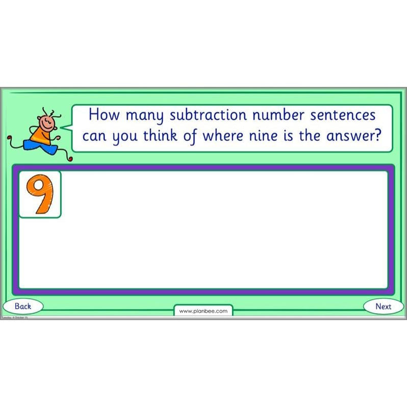 Practical Subtraction Year 1 Maths Lesson by PlanBee
