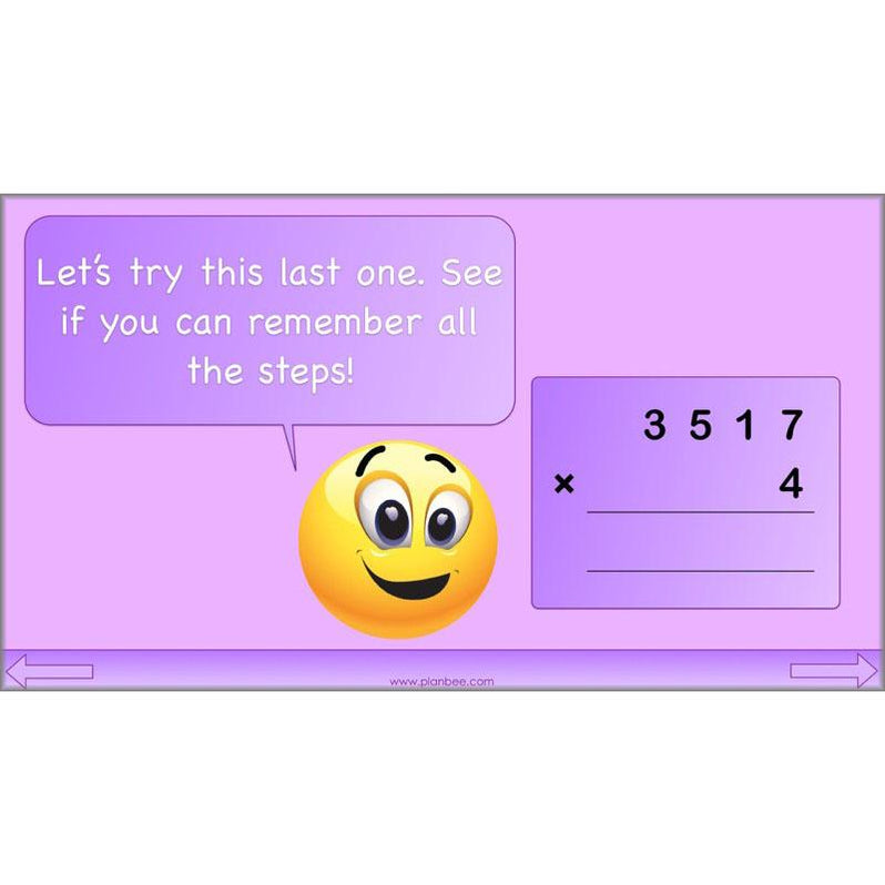 Formal Multiplication Year 5 Maths Lessons by PlanBee