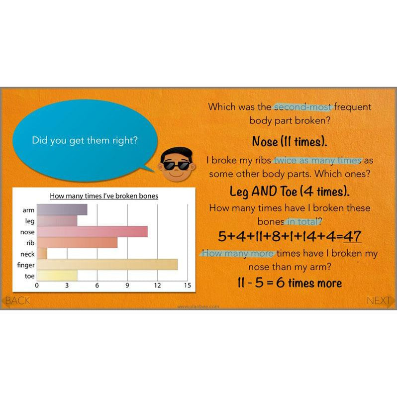 Collecting and Sorting Data Year 3 Statistics by PlanBee