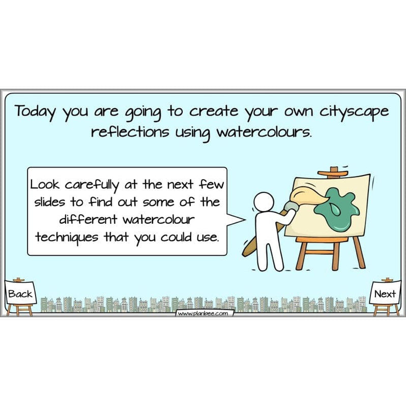 Cityscapes Art Lessons for KS2 created by PlanBee